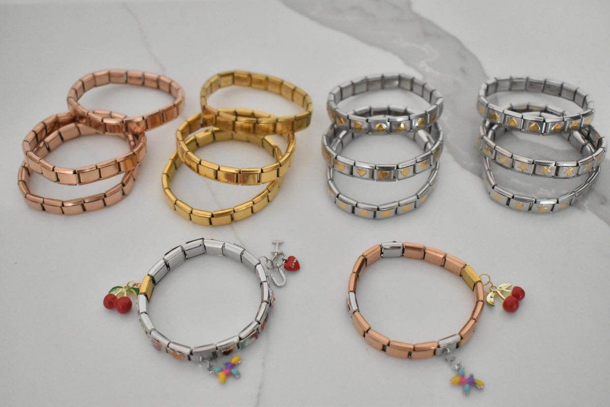 PULSERAS ITALIANAS Y CHARMS – JESADG
